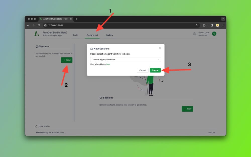 Installing and exploring AutoGen Studio 2.0