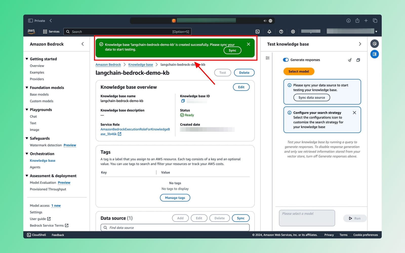 Build A Rag Pipeline Using Langchain And Amazon Bedrock