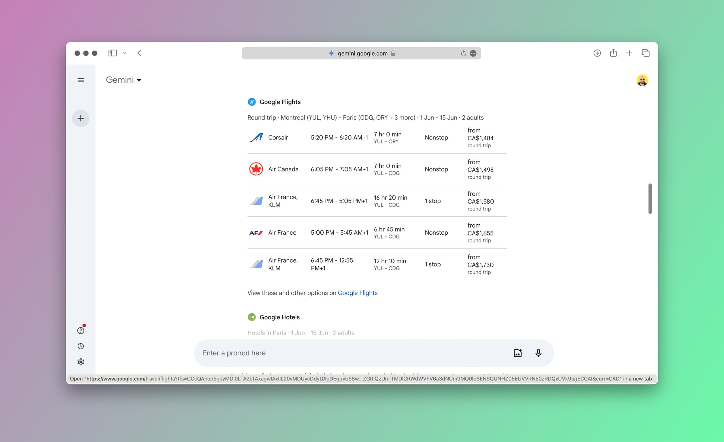 Why Google Gemini could become your go-to travel planner